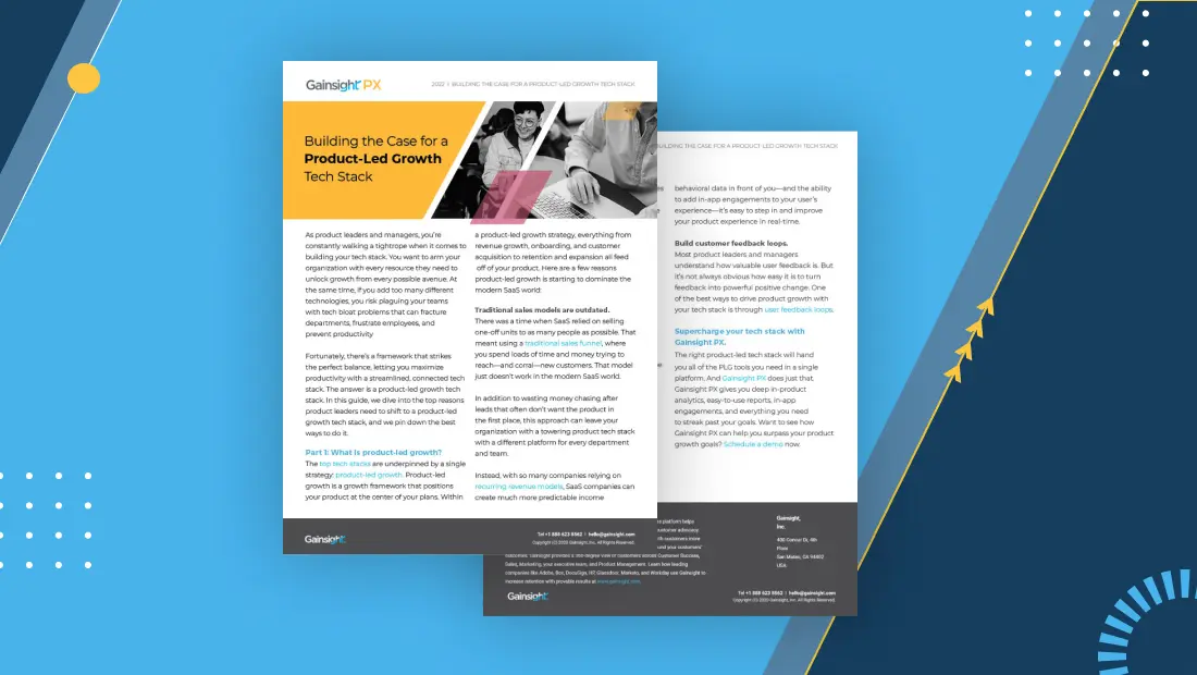 Building the Case for a Product-Led Growth Tech Stack | Gainsight Software
